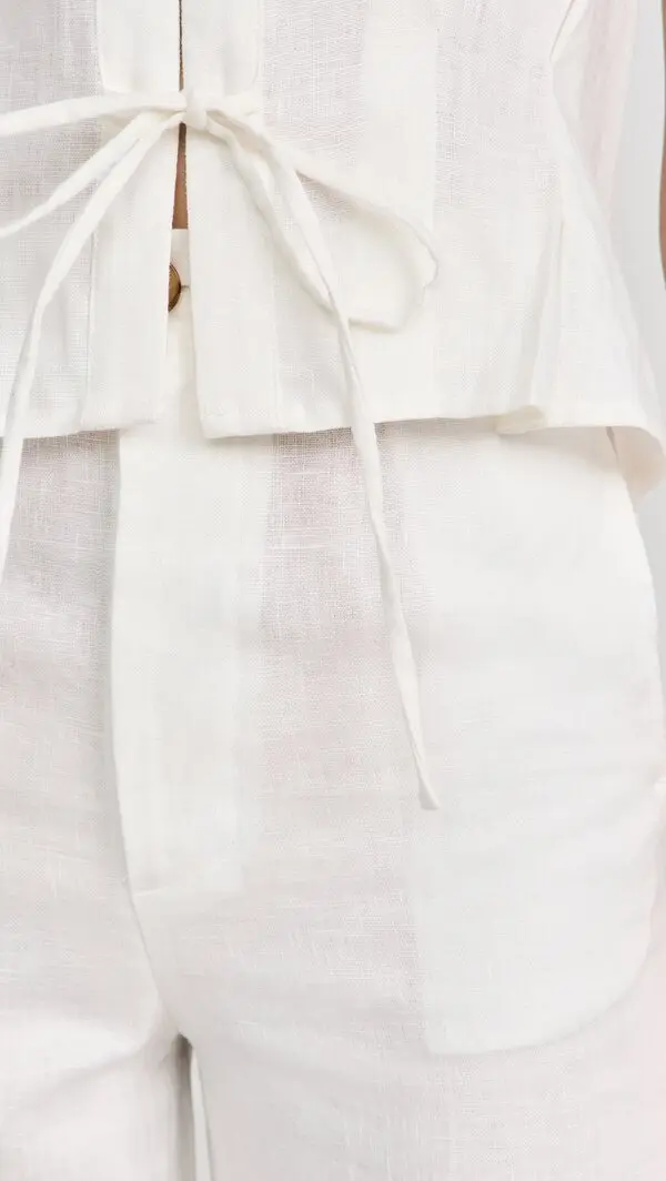 HEVRON Sloan Vest - White