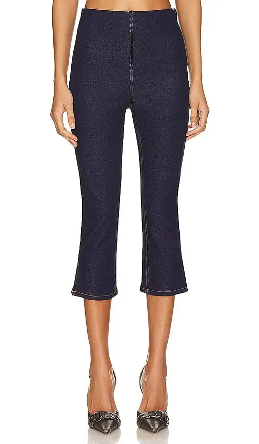 EB DENIM Split Hem Capri Jeans