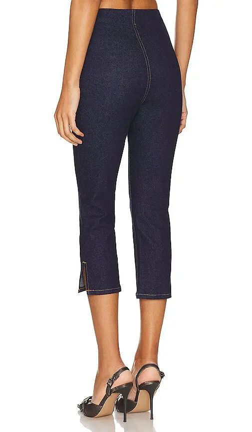 EB DENIM Split Hem Capri Jeans