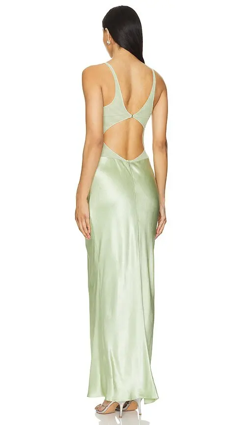 knee length dresses for ladies Asymmetrical High-Neck Long Maxi Dress – Ivory S / Ivory