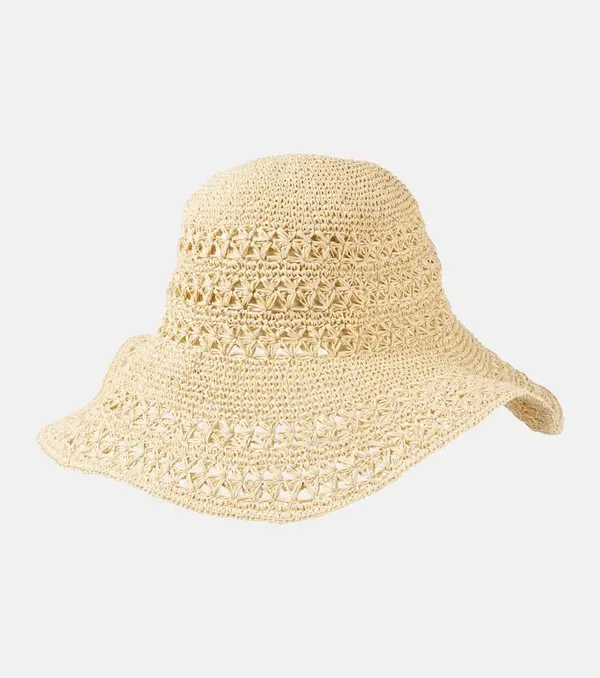 Ruslan Baginskiy Monogram Straw Sun Hat