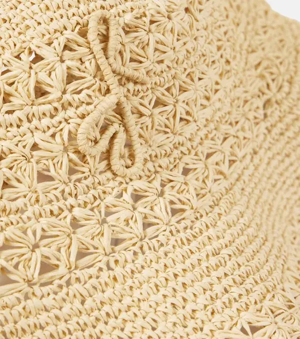 Ruslan Baginskiy Monogram Straw Sun Hat