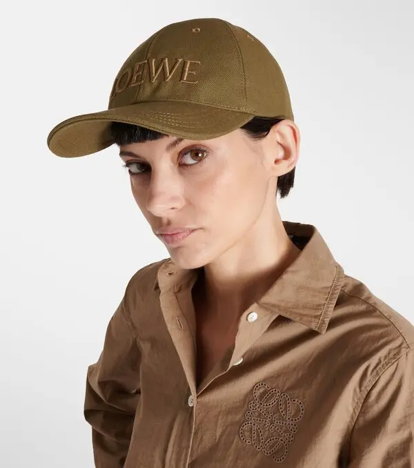 Loewe Logo Canvas Baseball Cap