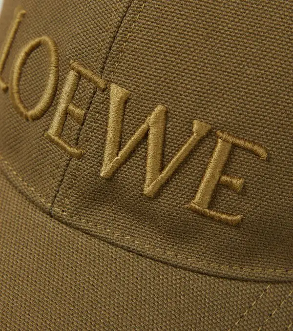 Loewe Logo Canvas Baseball Cap