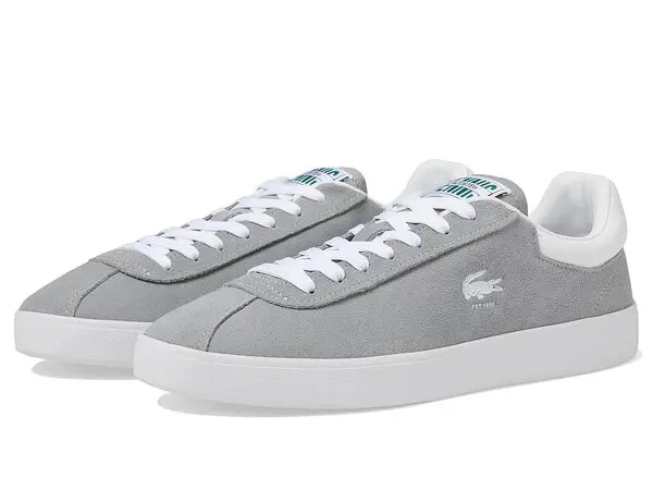 Lacoste Baseshot Suede Sneakers - Gray