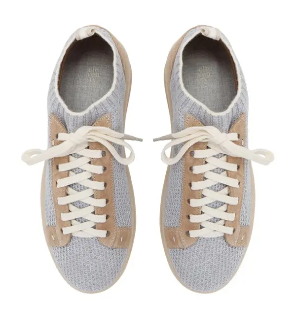 Eleventy Knitted Low-top Sneakers - Beige