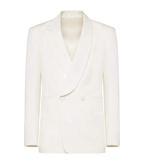 MCQUEEN Wool Asymmetric Lapels Blazer