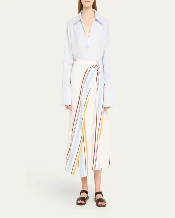 A.L.C. Aiden Linen Button-down Top