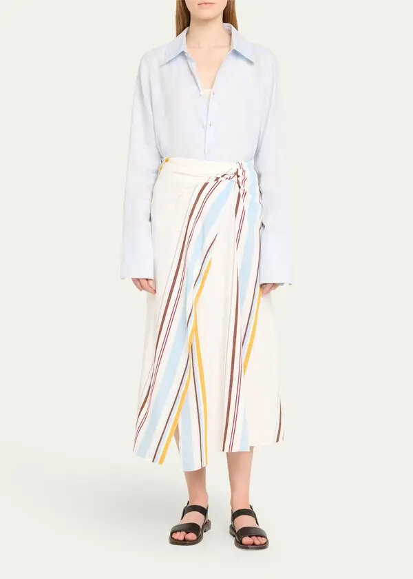 A.L.C. Aiden Linen Button-down Top