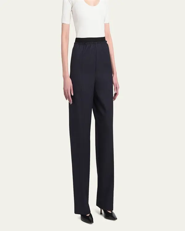 Bottega Veneta Striped Wool Trousers