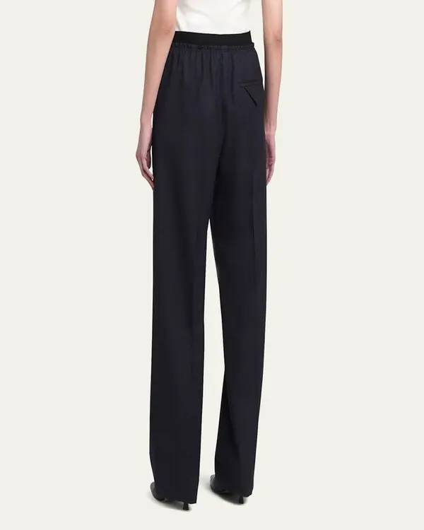 Bottega Veneta Striped Wool Trousers