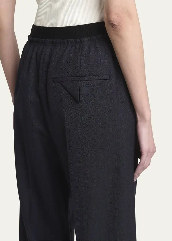 Bottega Veneta Striped Wool Trousers