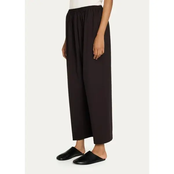 Eskandar Wool Wide Leg Trousers