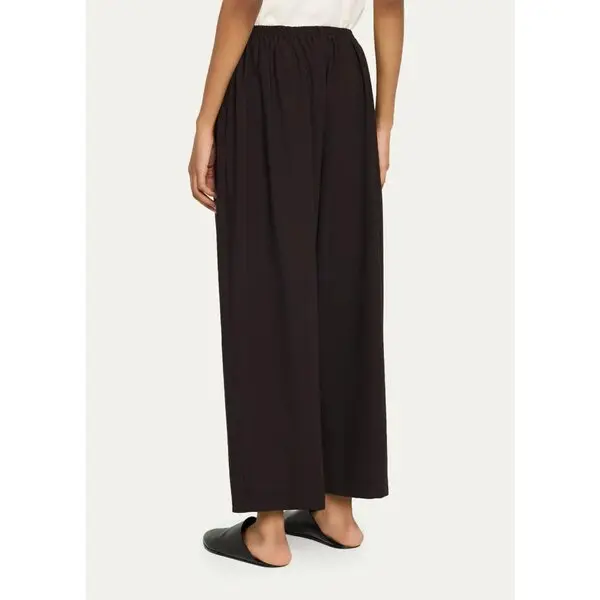 Eskandar Wool Wide Leg Trousers