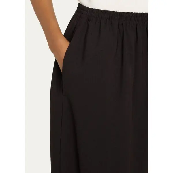 Eskandar Wool Wide Leg Trousers