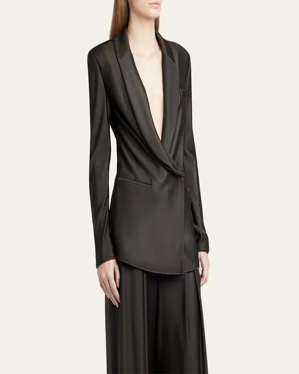 Giorgio Armani Double Jersey Blazer Jacket