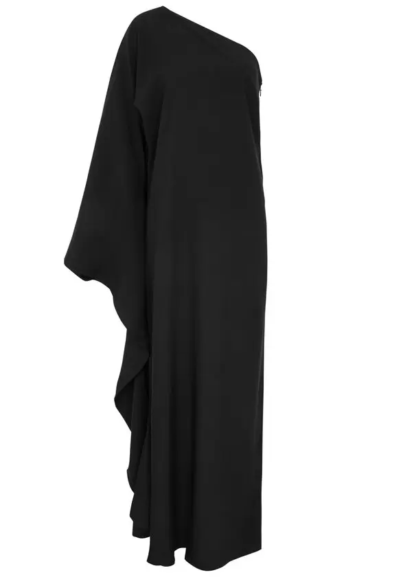 TALLER MARMO One-shoulder Draped Maxi Dress