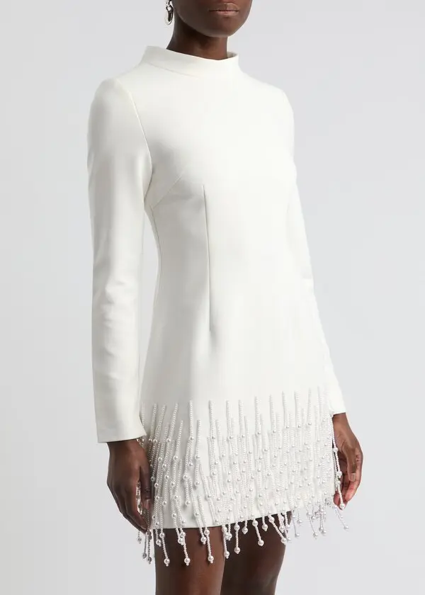 odd muse white mini dress Satin Crystal Mini Dress  Odd Muse