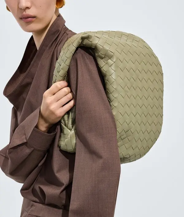 Bottega Veneta Small Jodie Shoulder Bag - Travertine
