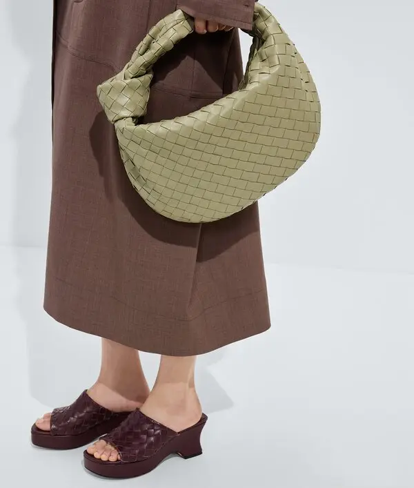 Bottega Veneta Small Jodie Shoulder Bag - Travertine