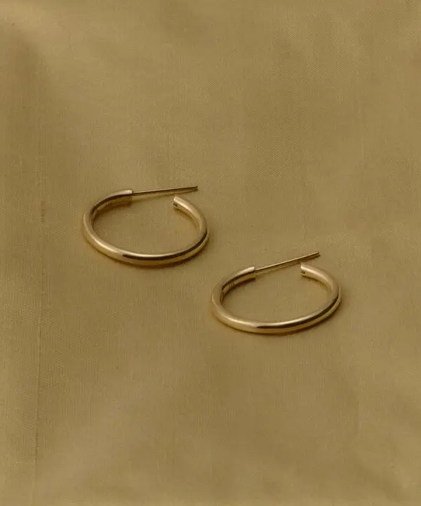 Jenni Kayne Medium Eloise Hoop Earrings - Gold