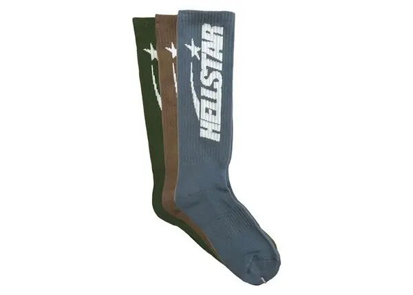 HELLSTAR Logo Socks - Earth Tone