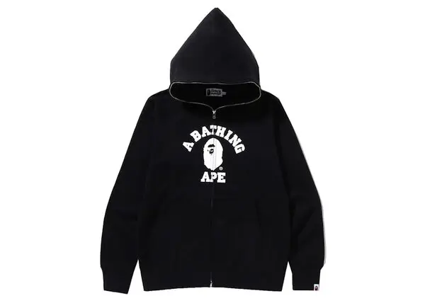 A BATHING APE College Full Zip Hoodie