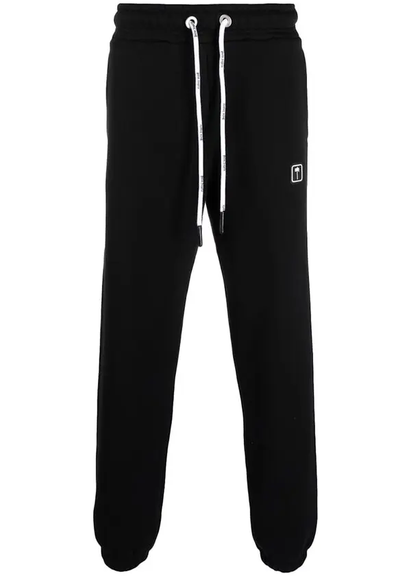 Palm Angels Logo Patch Drawstring Track Pants