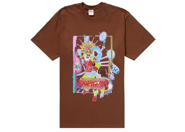 Supreme Electromagnetic Tee Shirt - Brown