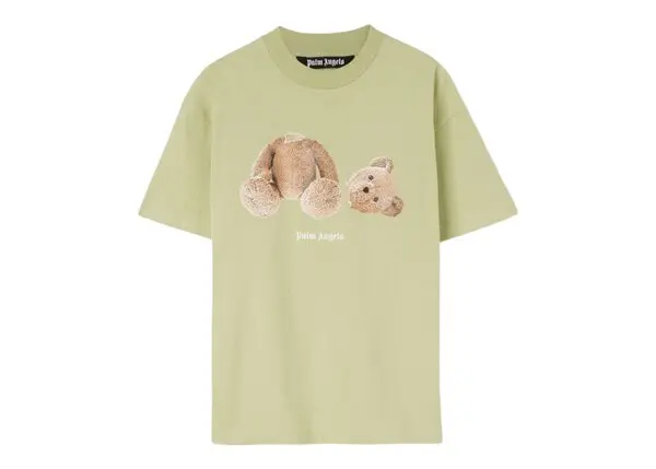 Palm Angels Pa Bear Classic T-shirt - Mint Brown