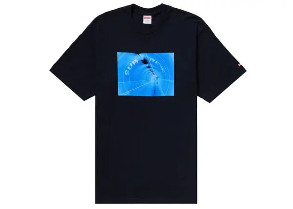 Supreme Tunnel Tee Shirt - Navy Blue