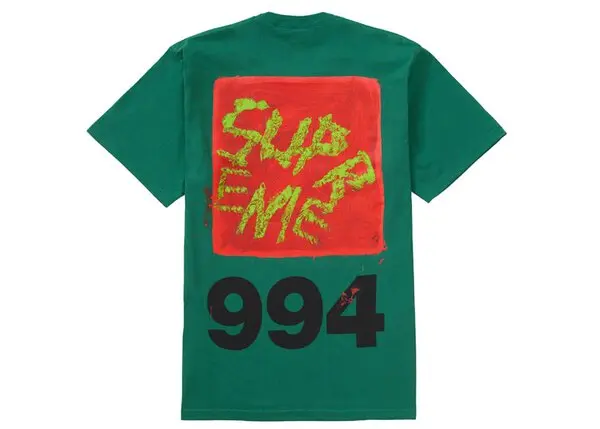 Supreme Paint Tee Shirt - Green