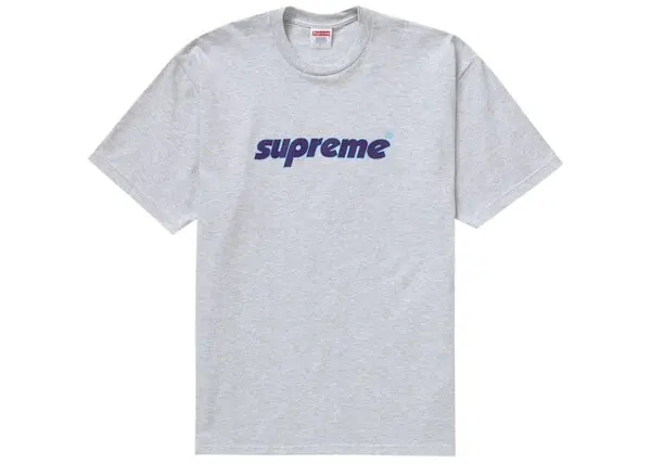 Supreme Pinline Tee Shirt - Ash Grey