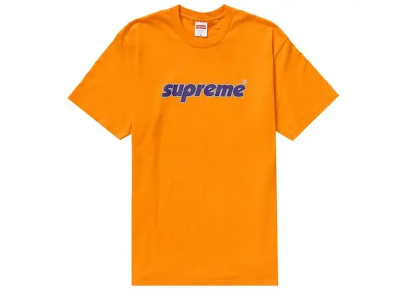 Supreme Pinline Tee Shirt - Orange