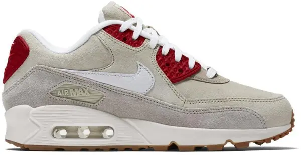Nike Air Max 90 New York Strawberry Cheesecake - Light Beige Chalk/gym Red