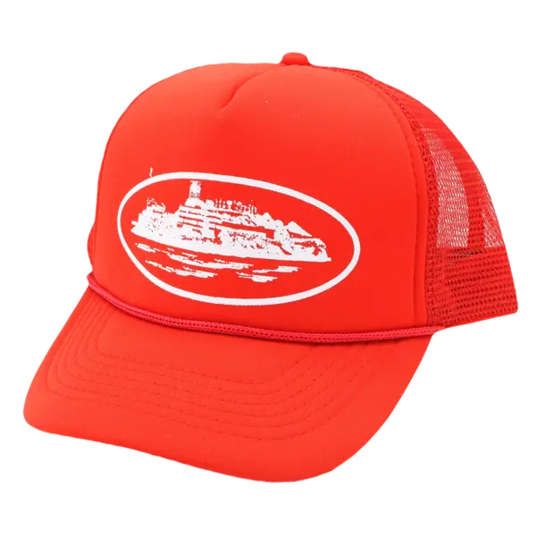 CORTEIZ Alcatraz Trucker Hat - Red