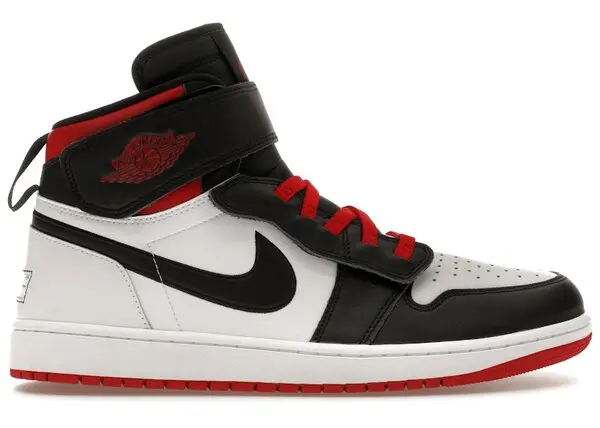 JORDAN 1 High Flyease Toe Sneakers - White/black/gym Red