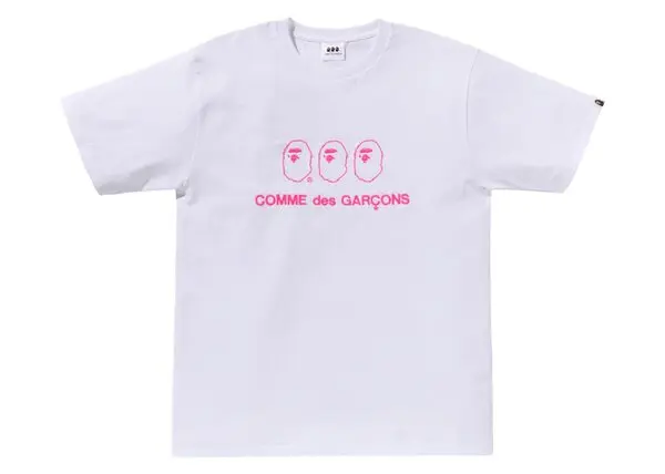 A BATHING APE X Comme Des Garcons Osaka I Tee Shirt - White