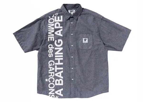 A BATHING APE X Comme Des Garcons Osaka Short Sleeve Shirt