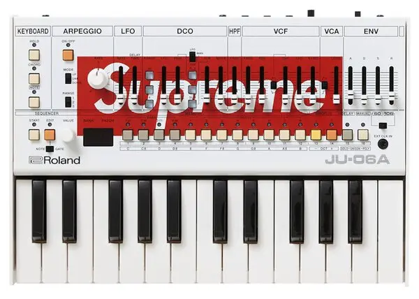 Supreme Roland Ju06a Synthesizer - White