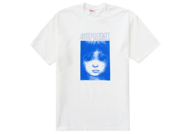 Supreme Margaret Keane Teardrop Tee Shirt - White