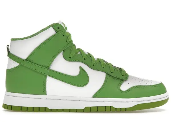 Nike Dunk High Retro Sneakers - White/chlorophyll