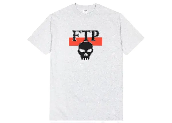 FTP Skull Tee Shirt - Ash