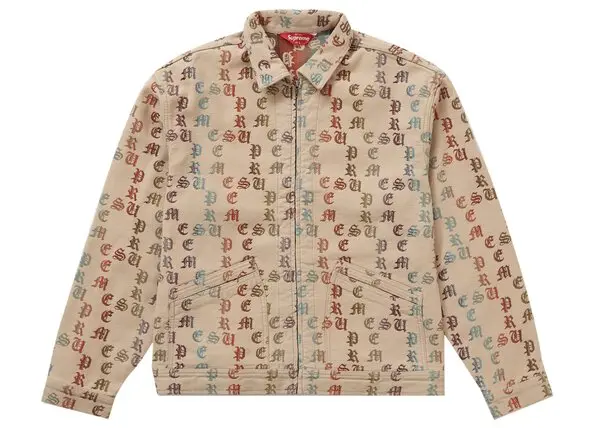Supreme Gradient Jacquard Denim Work Jacket
