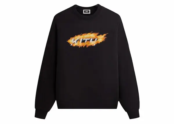 Kith Orbit Flame Vintage Nelson Crewneck Sweatshirt
