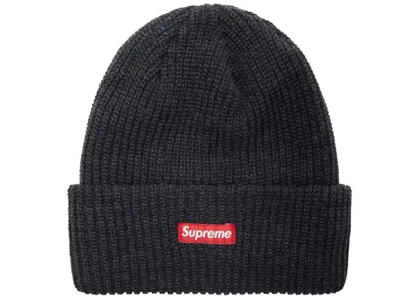 Supreme Heather Loose Gauge Beanie - Heather Navy Blue