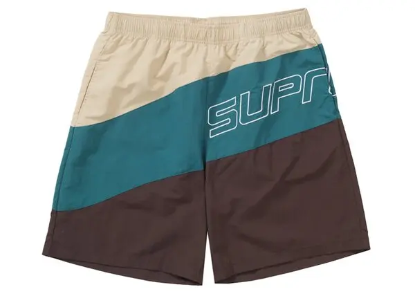 Supreme Curve Nylon Short - Brown