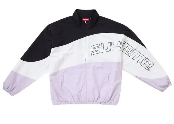 Supreme Curve Track Jacket - Light Purple