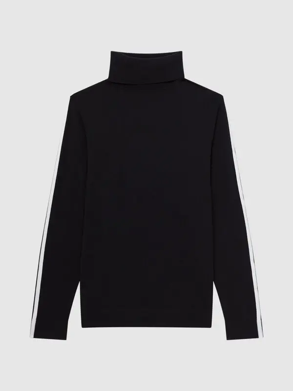 REISS Aspen Long Sleeve Roll Neck Jumper