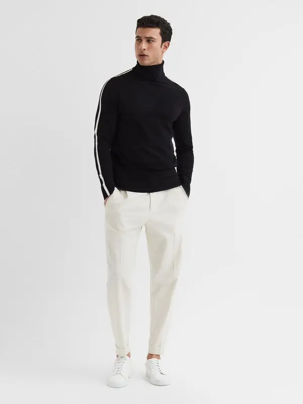 REISS Aspen Long Sleeve Roll Neck Jumper